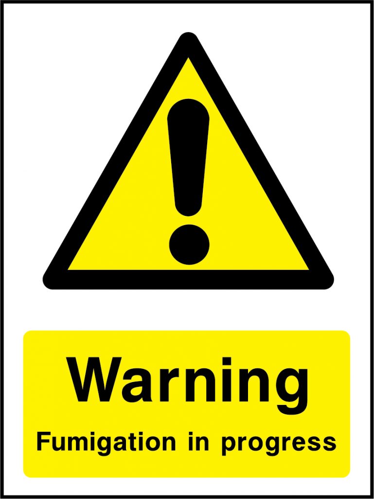Warning fumigation in progress sign - Countryside & Agriculture ...