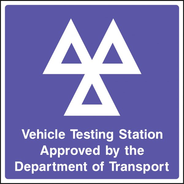 Vehicle testing station sign - Garage Signs > Mandatory - We Do Safety ...