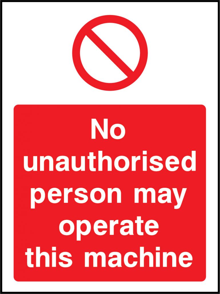 No unauthorised person may operate portrait sign - Prohibition ...