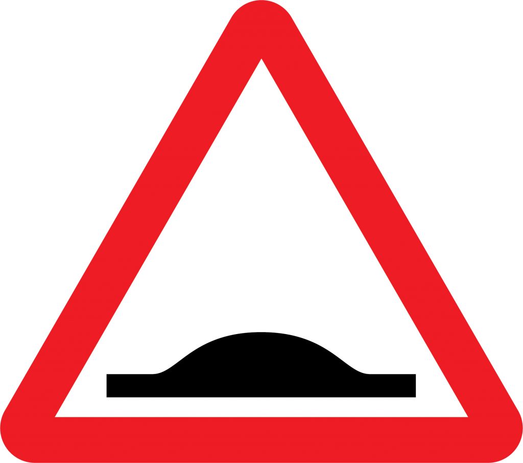 Humps road sign - Road Traffic Warning - We Do Safety Signs