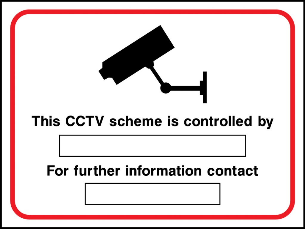 This CCTV scheme is controlled by sign - Security > CCTV Signs - We Do ...