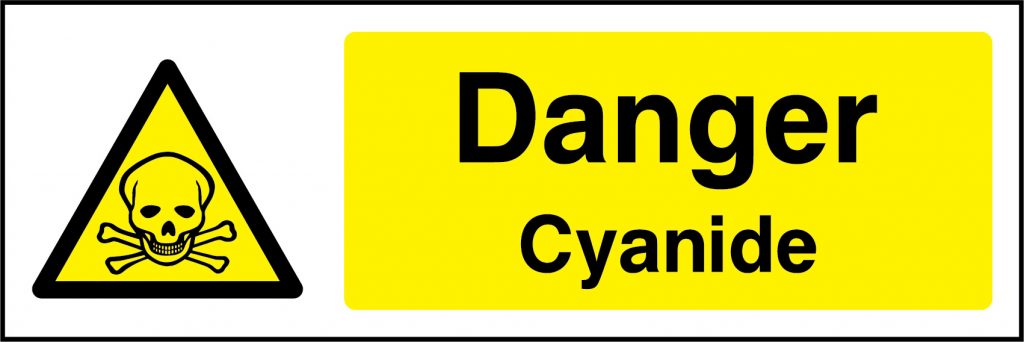 Danger cyanide sign - Warning Chemical Danger > Landscape Signs - We Do ...