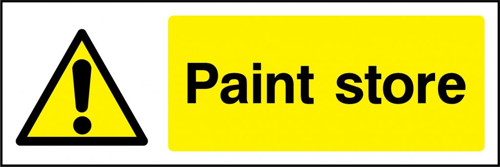 Paint store sign - Warning Chemical Danger > Landscape Signs - We Do ...