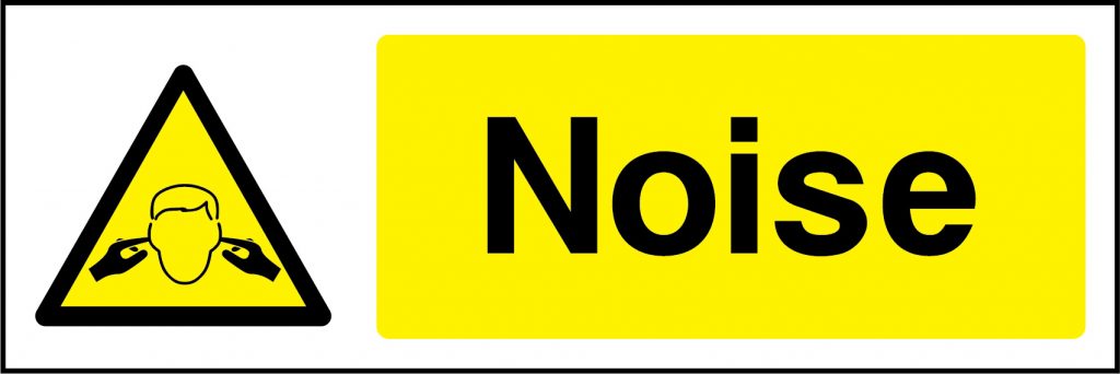 Noise sign - Warning Machinery Hazard - We Do Safety Signs