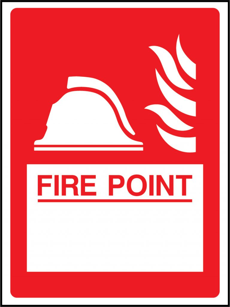 Fire point in white box sign - Fire Equipment > Fire Fighting Equipment ...